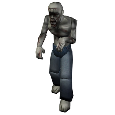 3d zombie
