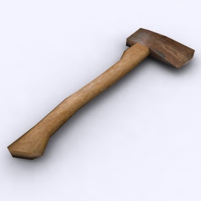 3ds axe handaxe