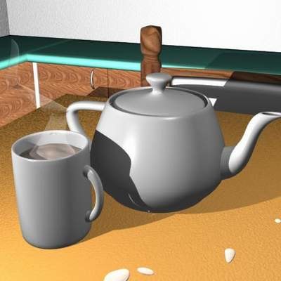 maya cup tea pot