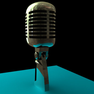 3d microphone shure 55 sh model