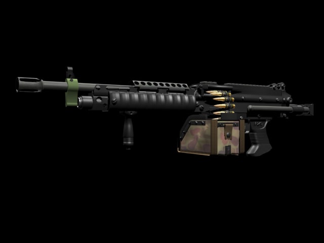 minimi machine gun fn max