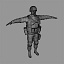 ranger soldier trooper 3d model