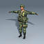 ranger soldier trooper 3d model
