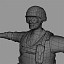 ranger soldier trooper 3d model
