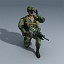 ranger soldier trooper 3d model