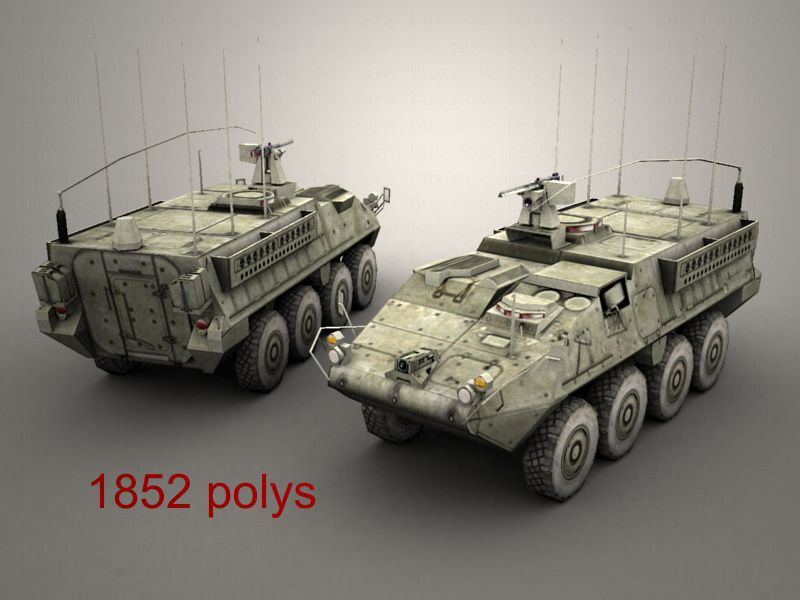 stryker icv 3d model
