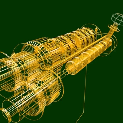 time machine 3d model