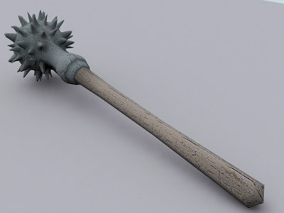 3dsmax bronze mace
