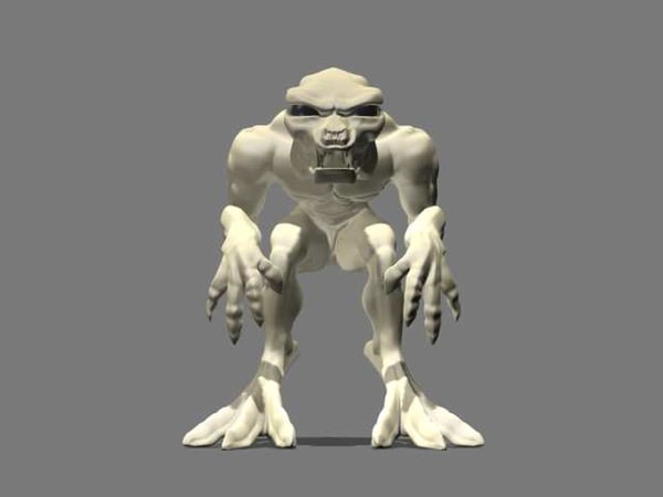 3d creature model