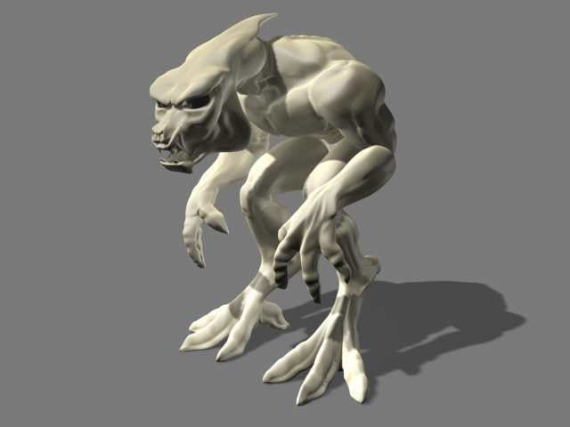 3d creature model