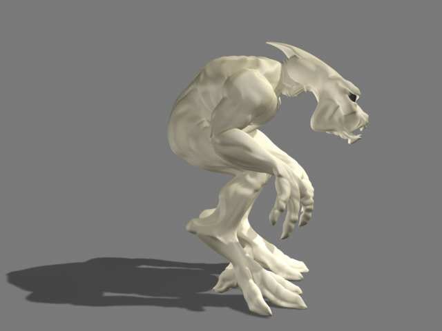 3d creature model