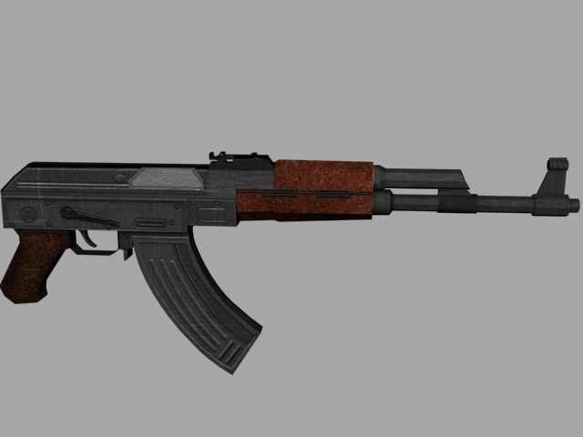ak 47 3d max