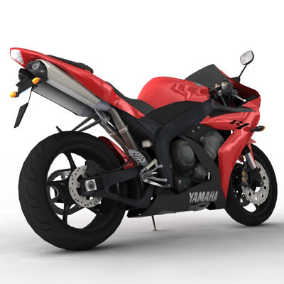 2004 yamaha yzf r1 3d model