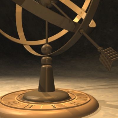 sun dial 3d model