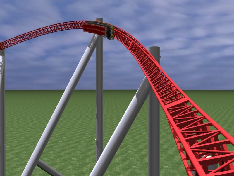 3d roller coaster