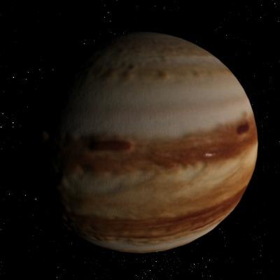 3d model planet jupiter