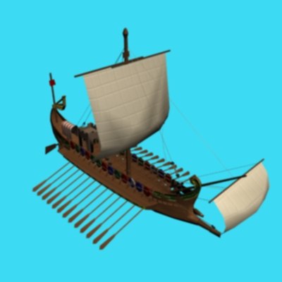 3ds max ancient roman ship