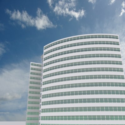 15 story modern office building 3d model