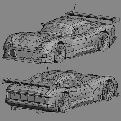 car tvr 3d model