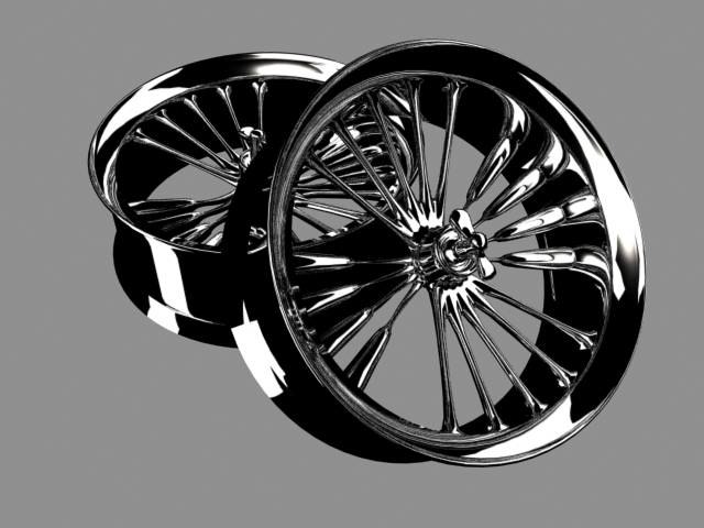 3d model car rims