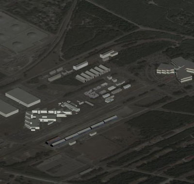 research facility 3d model