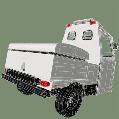 3d model nypd meter-reading police