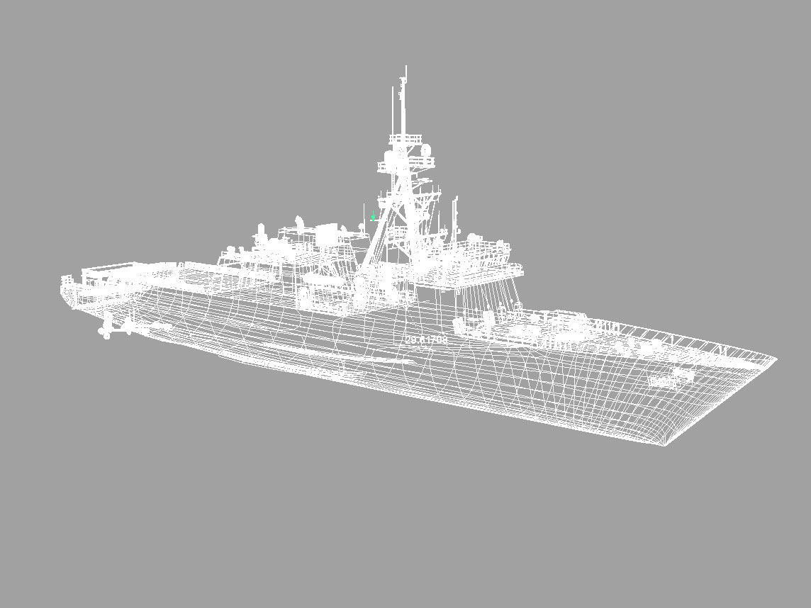 coast guard cutter ships 3d model