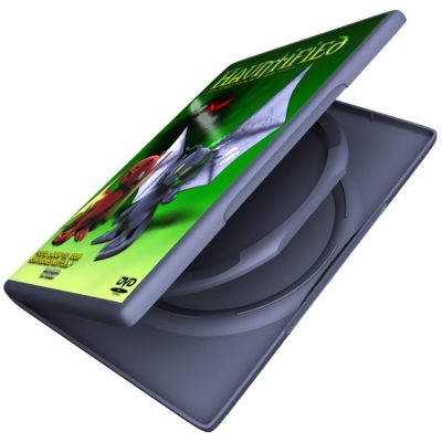 3d model dvd case discs sp