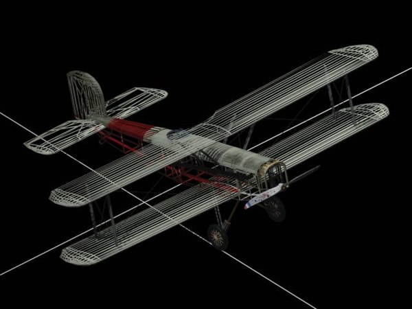 douglas m-2 mail plane 3d 3ds