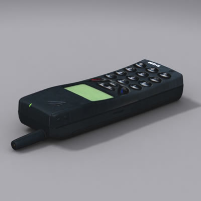 ericsson sh888 cellular phone 3d model
