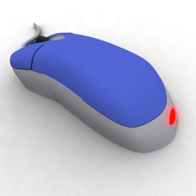 optical mouse 3d model