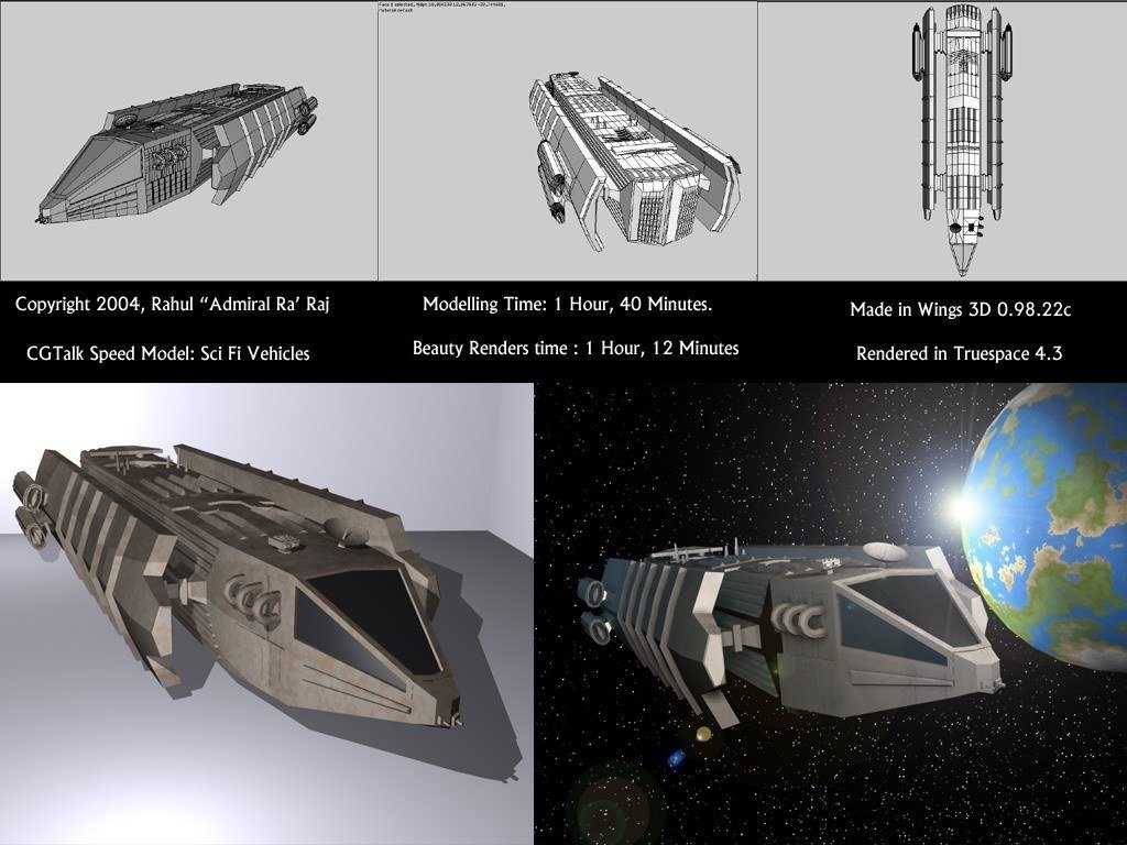 free freighter 3d model