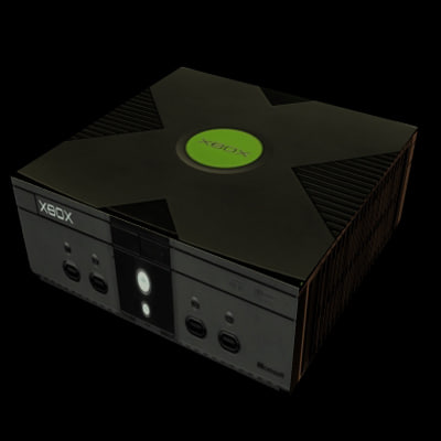 box xbox 3d model