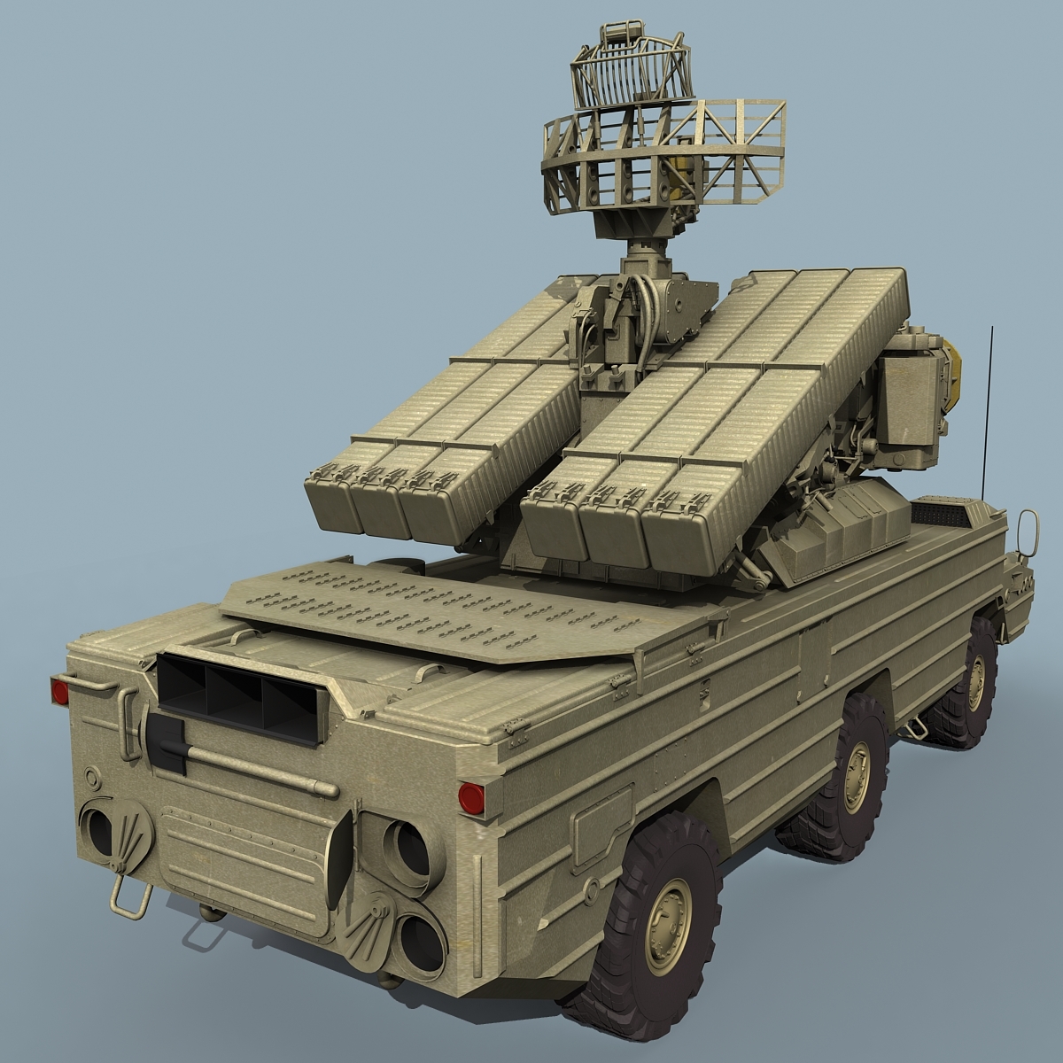 soviet sa-8 gecko 3d model