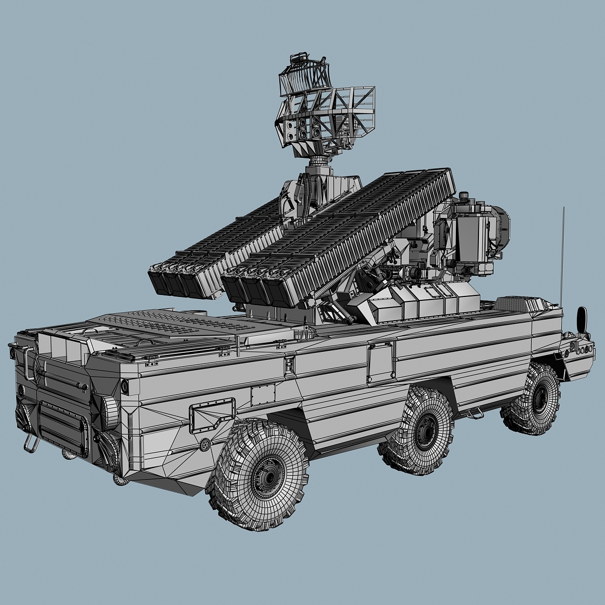 soviet sa-8 gecko 3d model