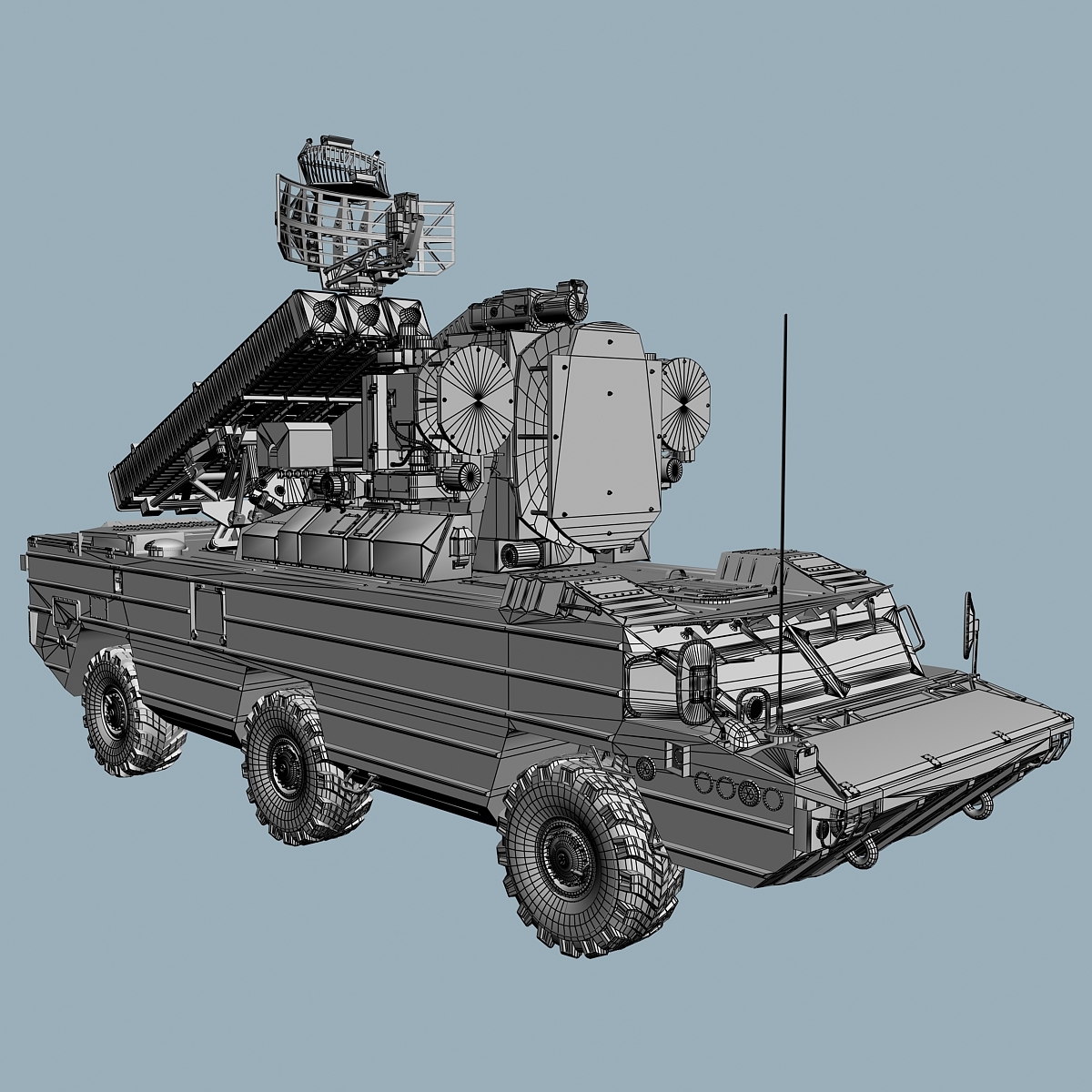 soviet sa-8 gecko 3d model