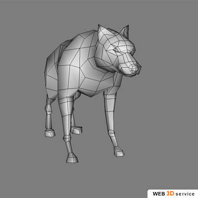 wolf 822 3d model