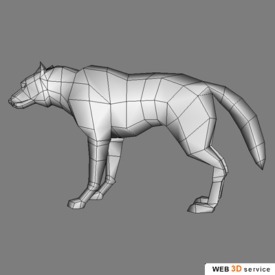 wolf 822 3d model