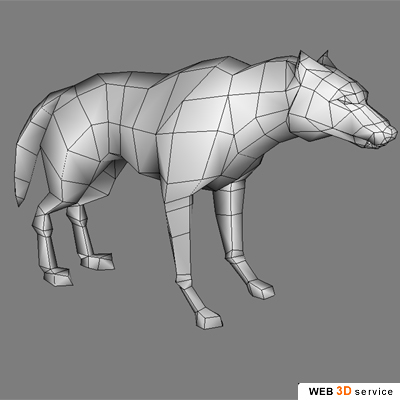 wolf 822 3d model