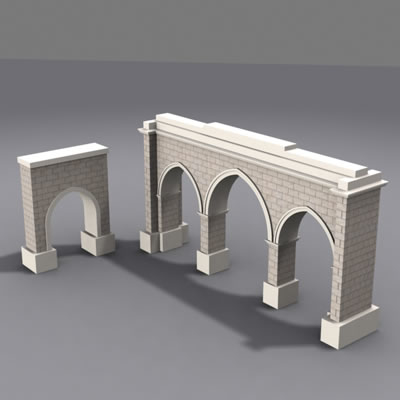 3d model gate architectural
