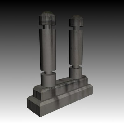 3d model block