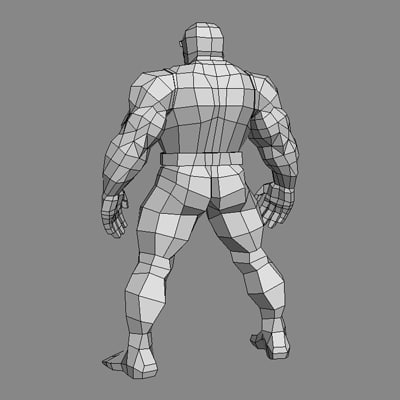 3d model comics character