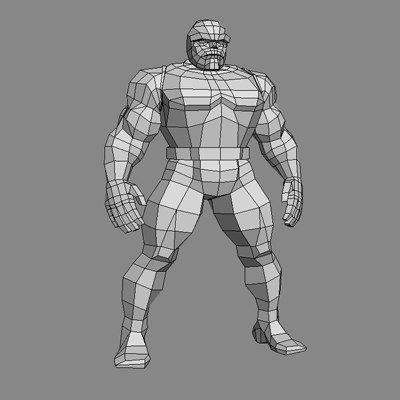 3d model comics character