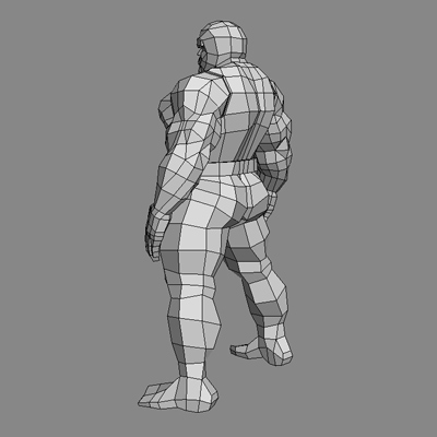 3d model comics character