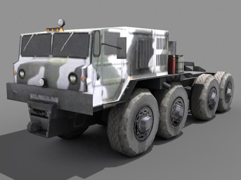 3d maz soviet military model