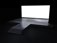 stage ramp 3d model