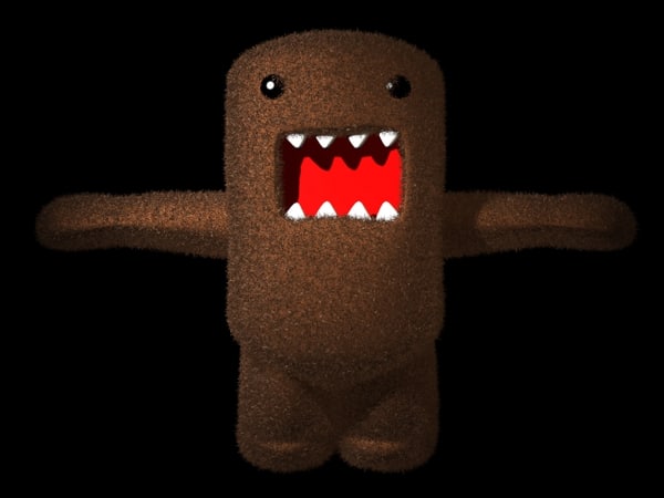 domo-kun cute monster lwo free