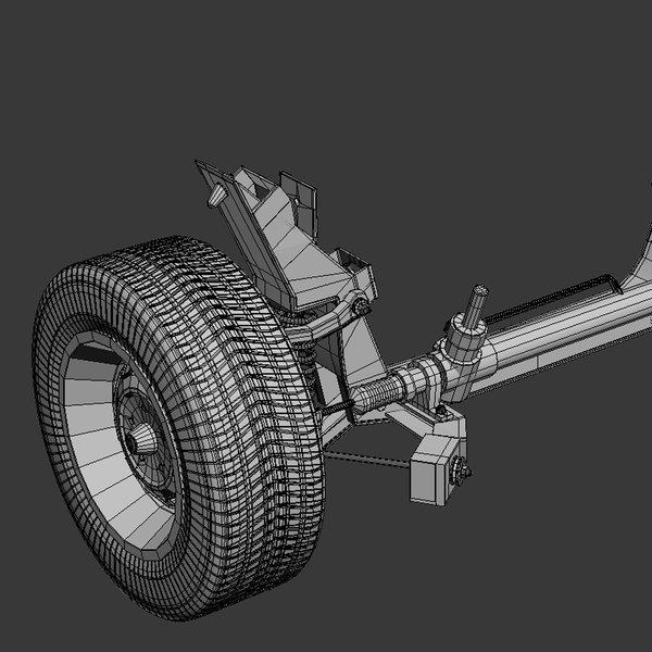 car suspension 3d model