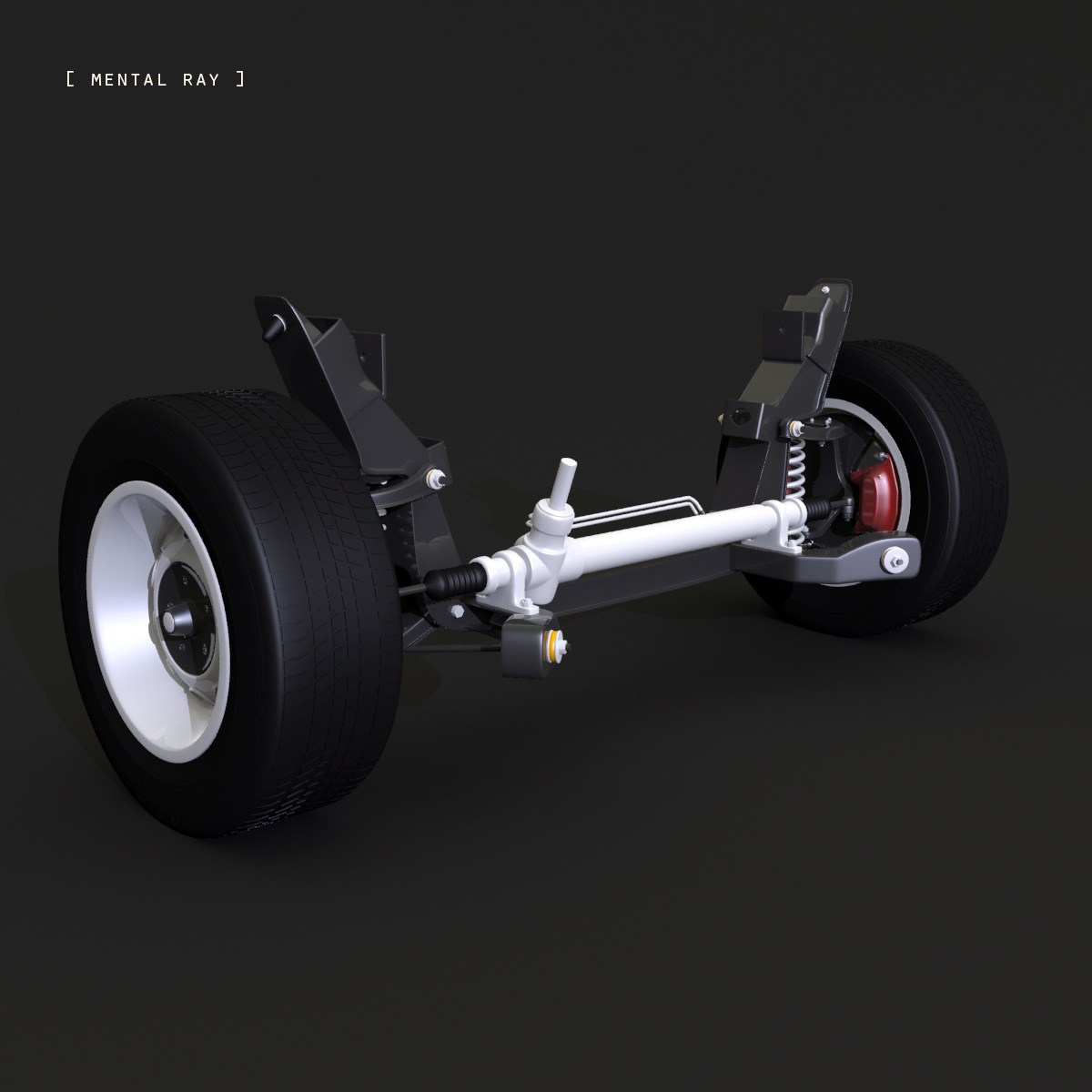 car suspension 3d model