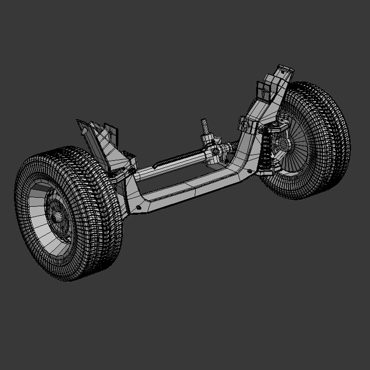 car suspension 3d model